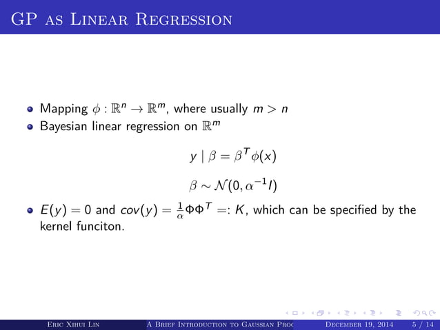 A brief introduction to Gaussian process | PDF | Physics | Science