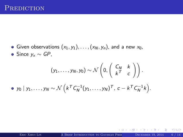 A brief introduction to Gaussian process | PDF | Physics | Science
