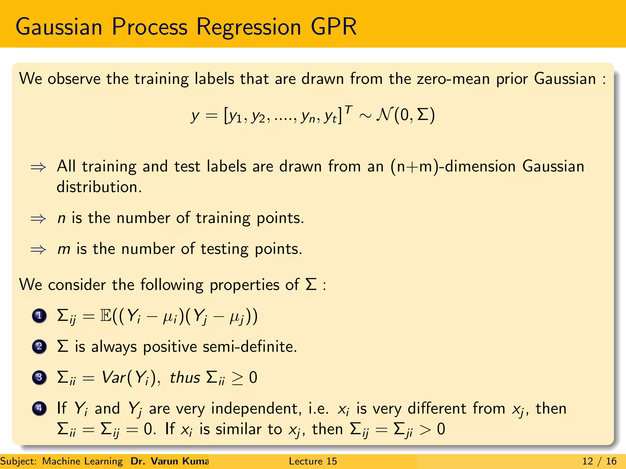 Gaussian process in machine learning | PDF