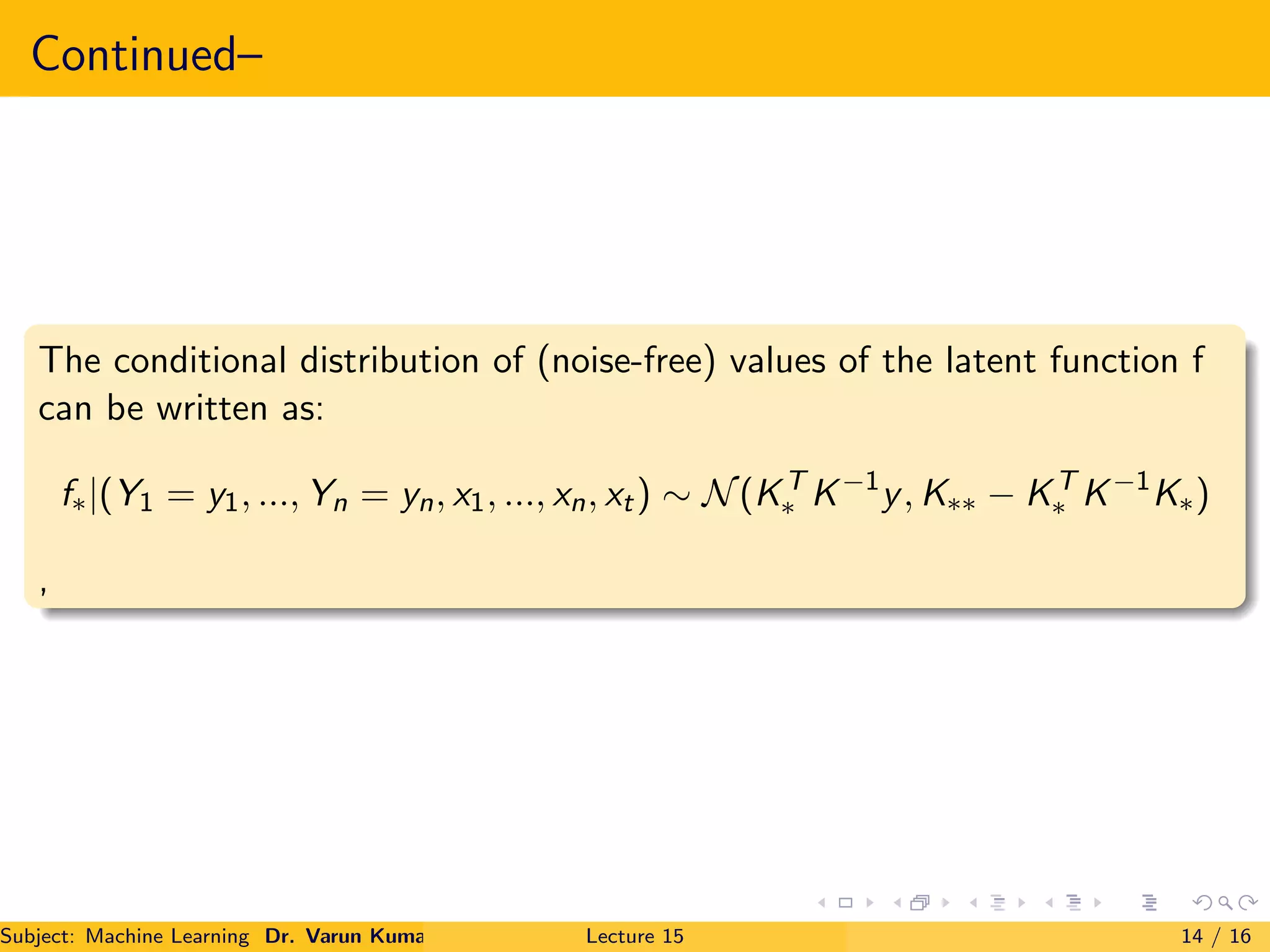 Gaussian process in machine learning | PDF