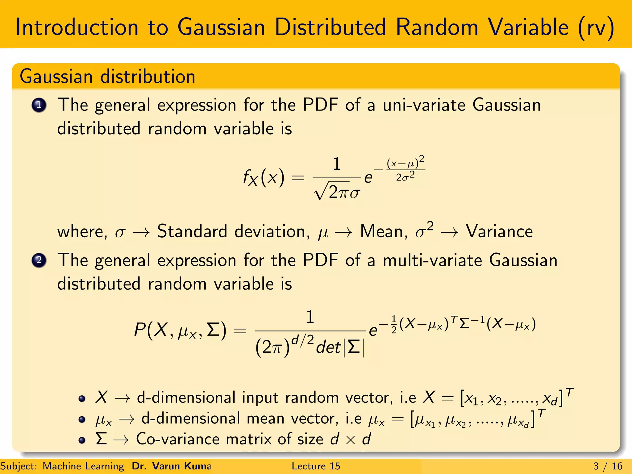 Gaussian process in machine learning | PDF