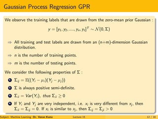 Gaussian process in machine learning | PDF