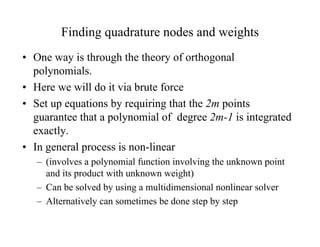Gaussian quadratures | PDF