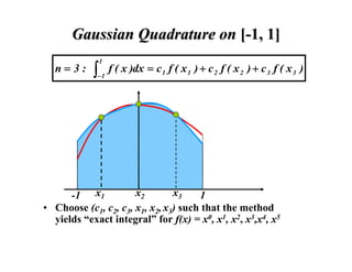 Gaussian quadratures | PDF