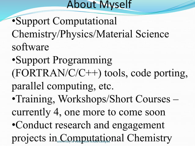 Gaussian software | PPTX