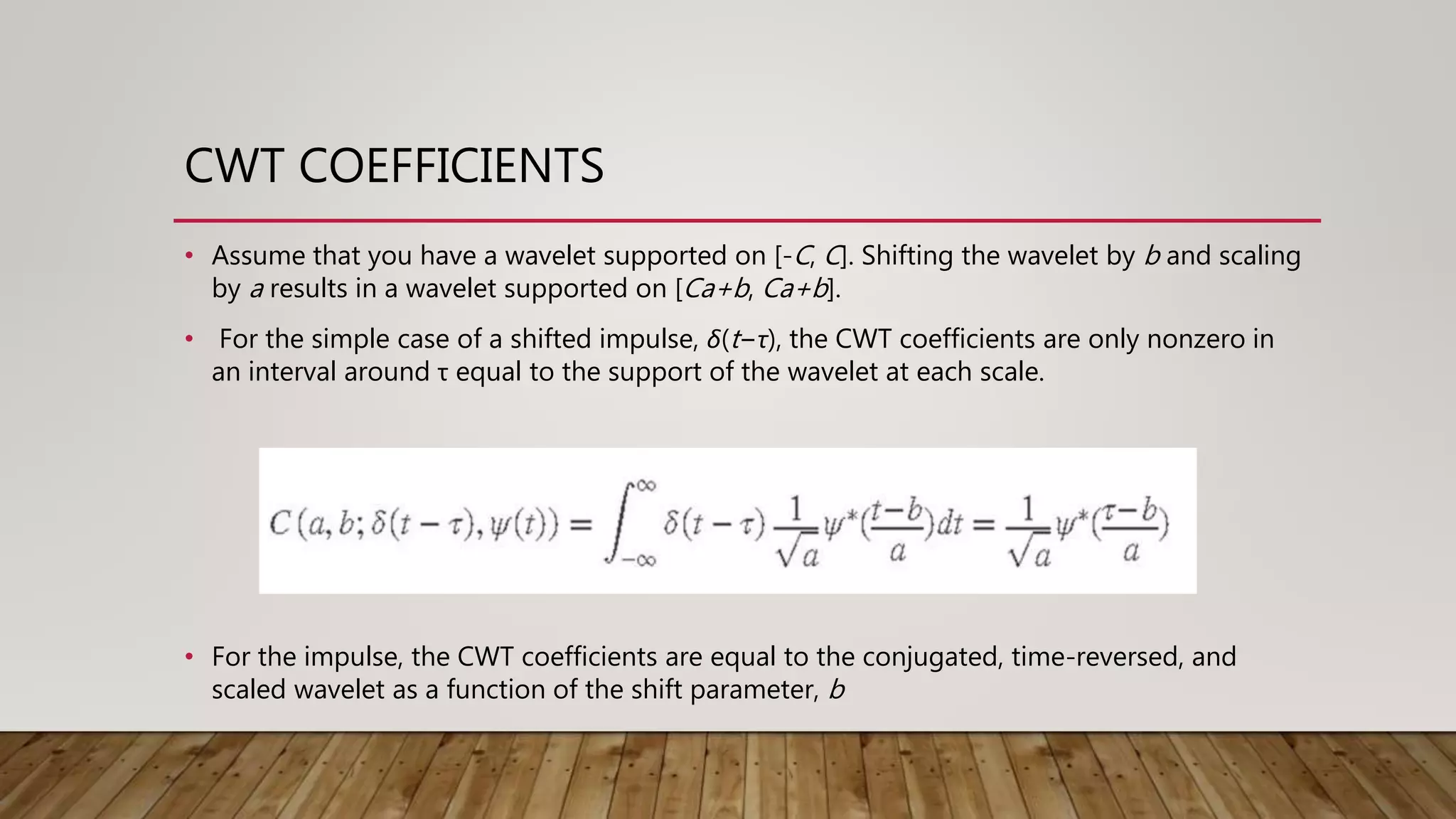 Gaussian wavelet mahesh | PPT