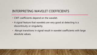 Gaussian wavelet mahesh | PPT