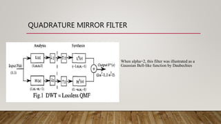 Gaussian wavelet mahesh | PPT