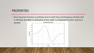 Gaussian wavelet mahesh | PPTX
