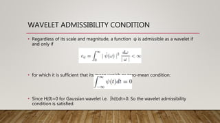 Gaussian wavelet mahesh | PPT