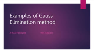Gauss Jorden and Gauss Elimination method.pptx