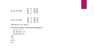 Gauss Jorden and Gauss Elimination method.pptx