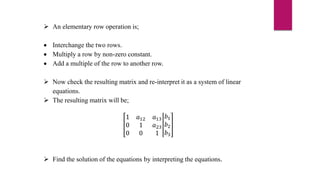 Gauss Jorden and Gauss Elimination method.pptx