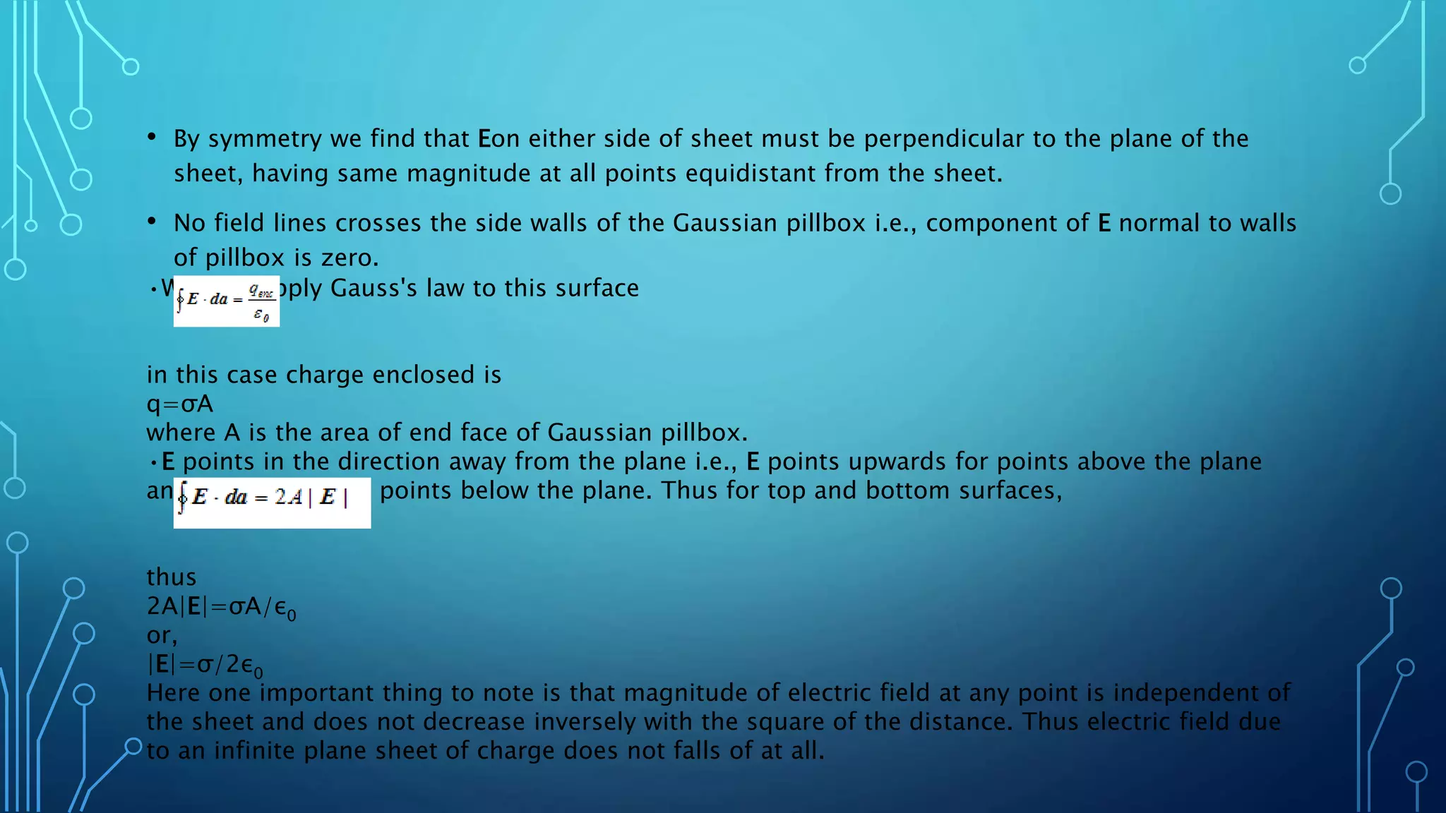 Gauss law | PPTX | Physics | Science