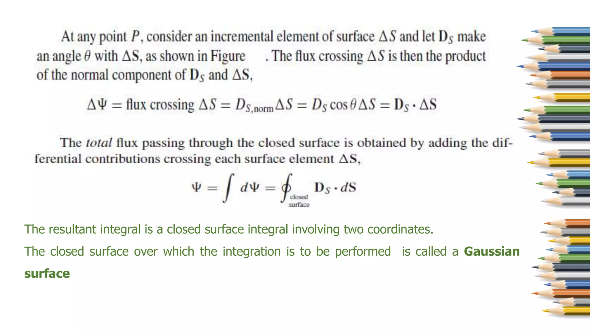 Gauss law and its Applications | PPTX | Physics | Science