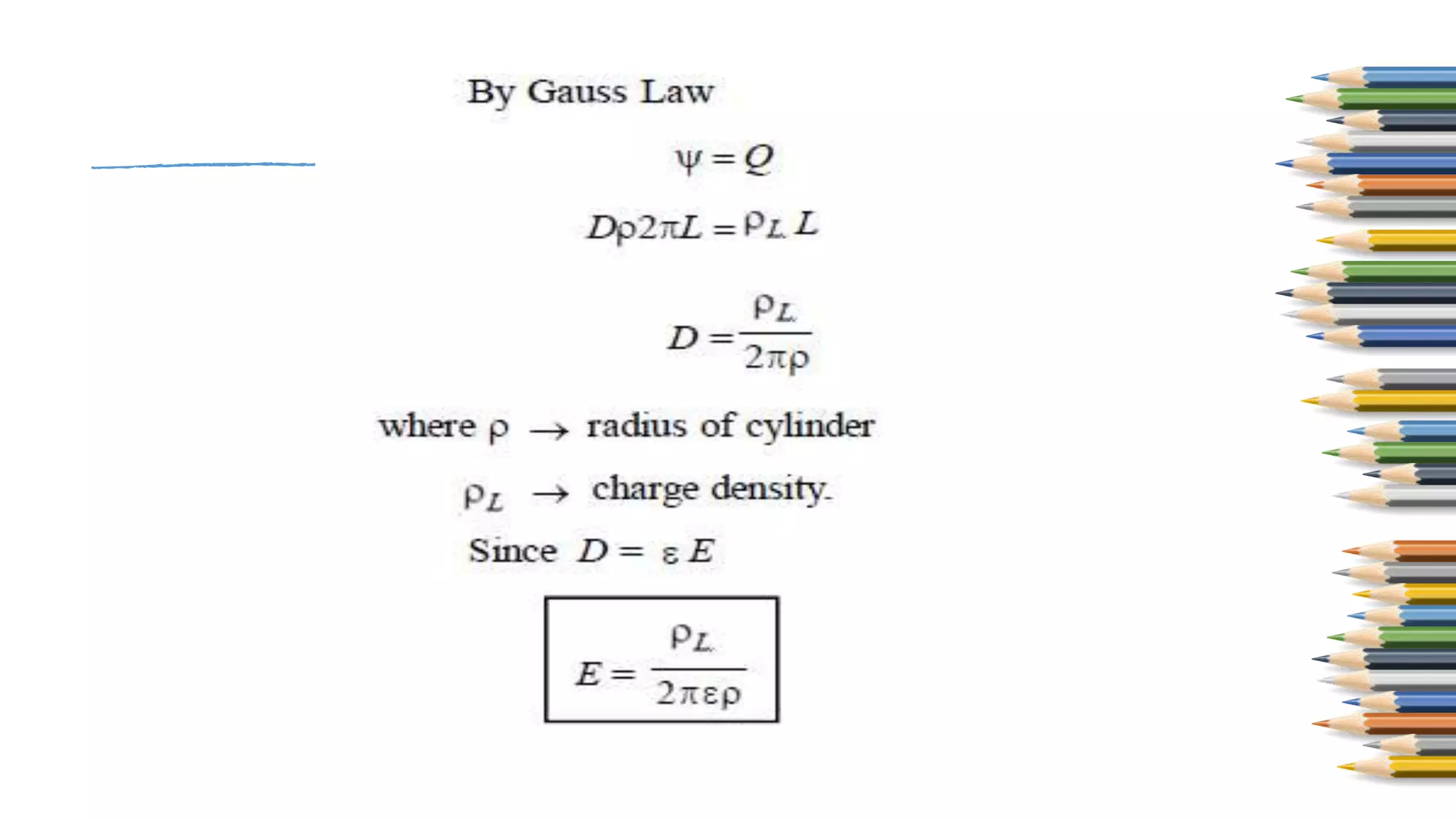 Gauss law and its Applications | PPTX | Physics | Science