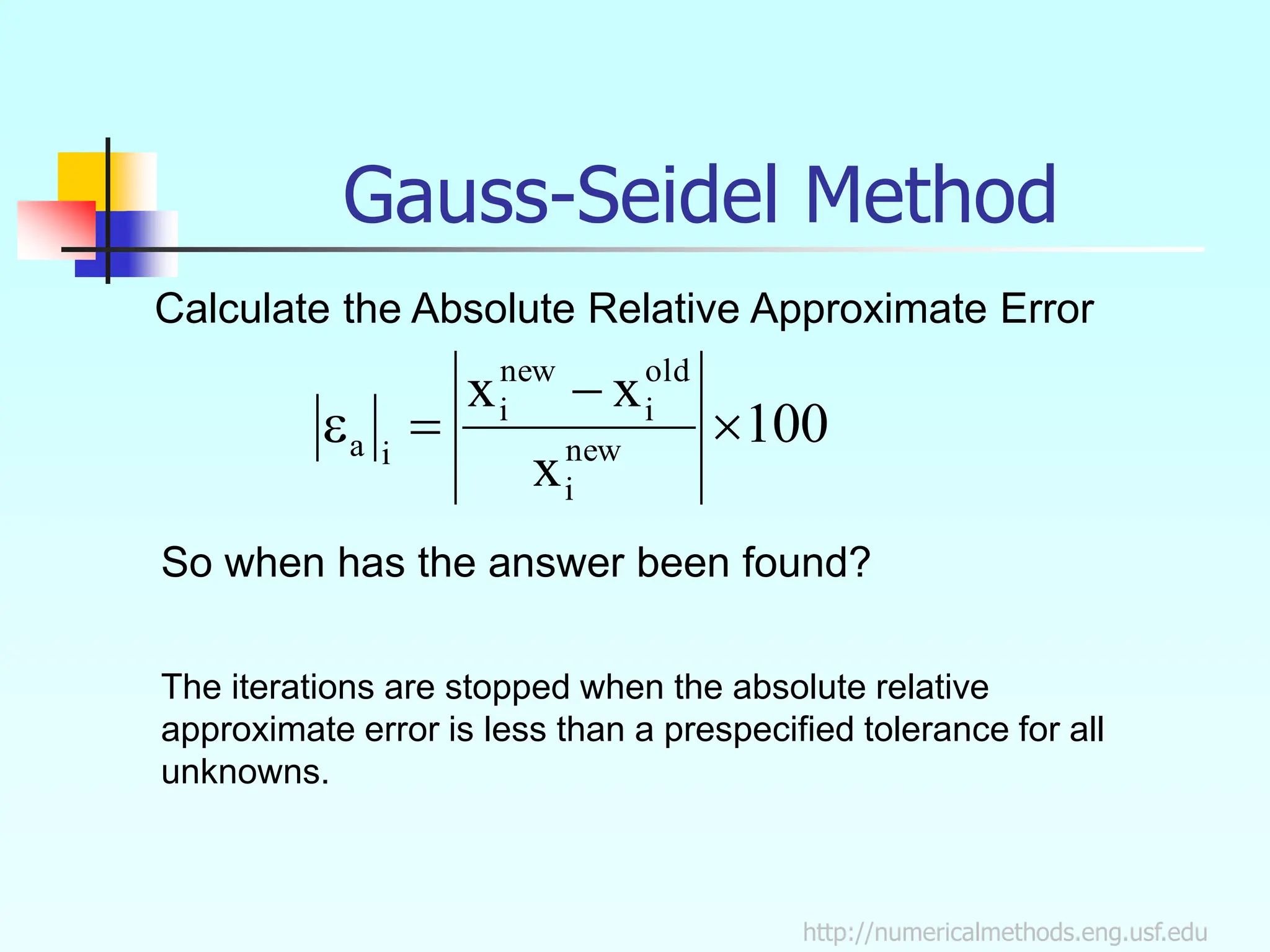 Gauss Seidal method.ppt
