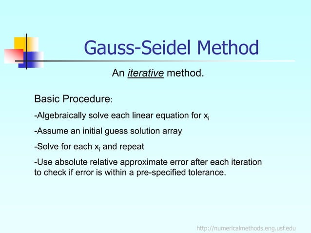 Gauss Seidal method.ppt