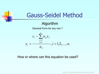 Gauss Seidal method.ppt