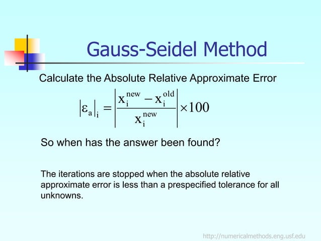 Gauss Seidal method.ppt