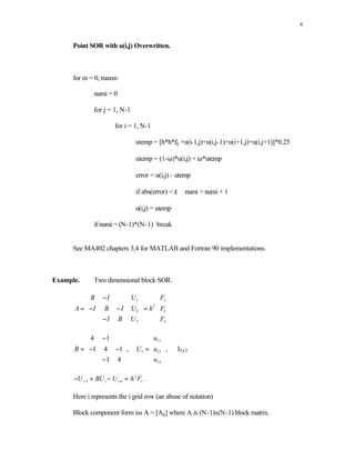 Gaussseidelsor | PDF