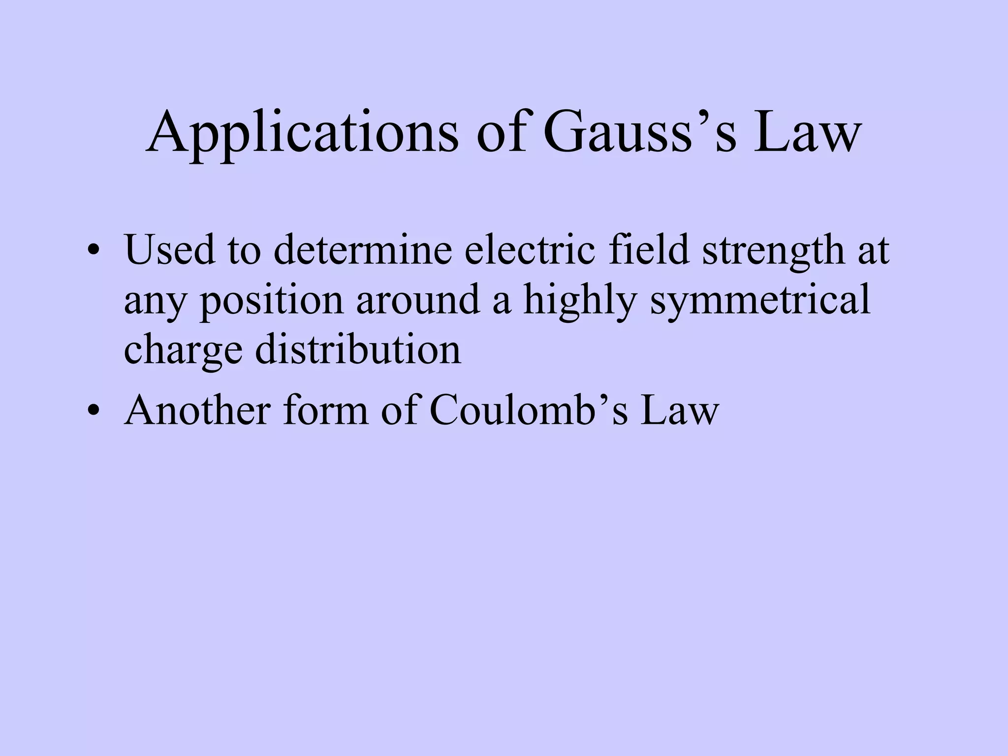 Gauss’s Law | PPT