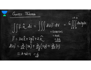 gauss theorem of divergence Traditional Machining | PDF