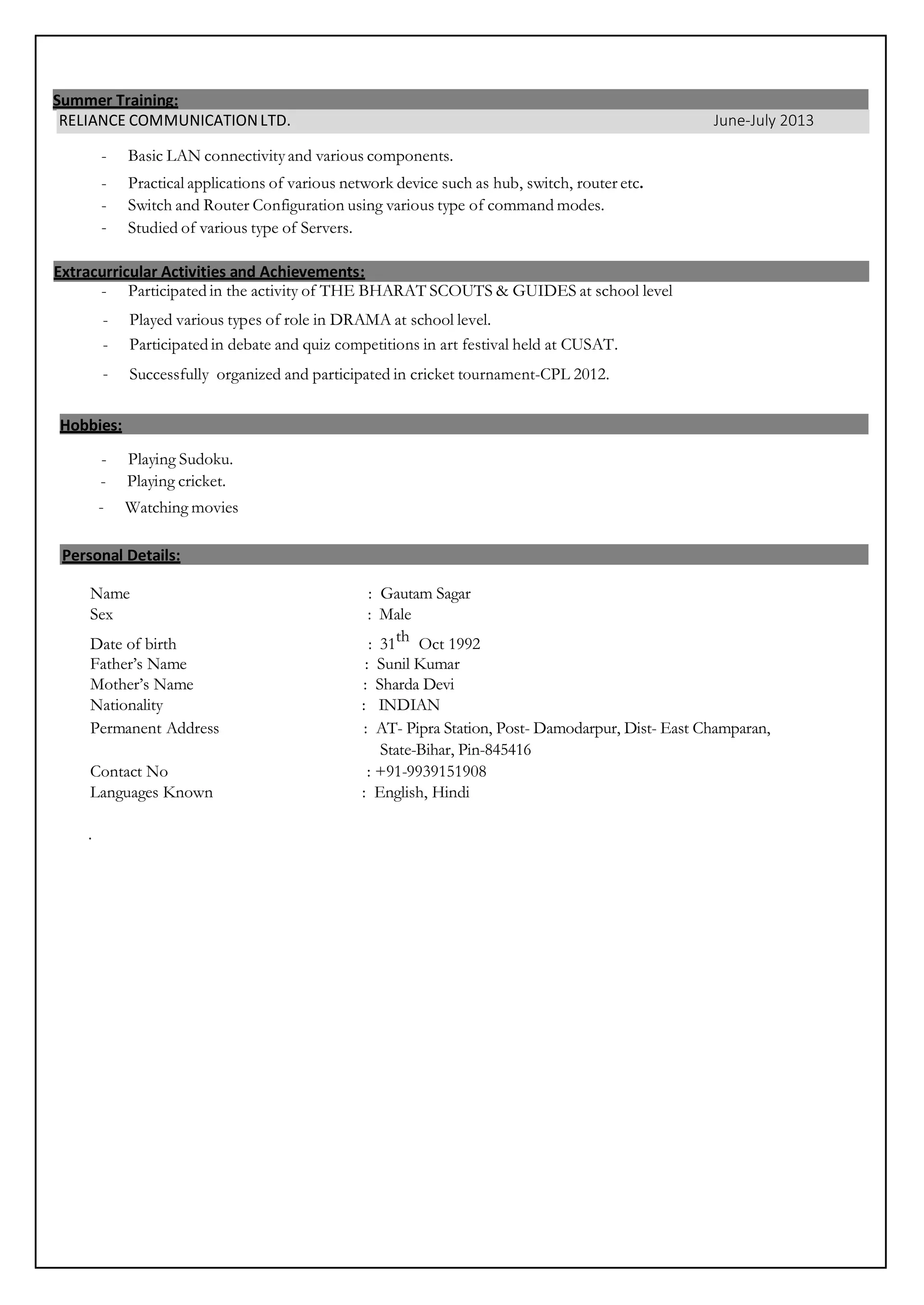 Gautam cv2 (1)[smallpdf.com] | PDF