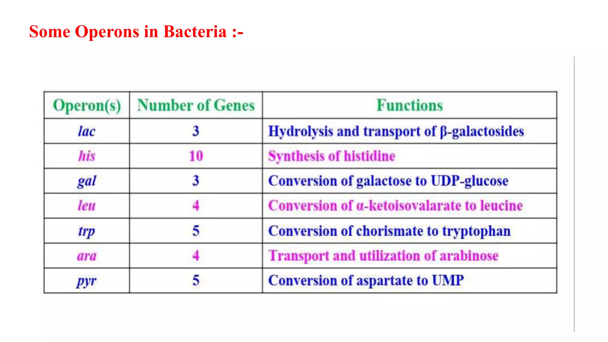 Gene Regulation In Prokaryotes Pptx