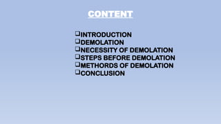 GAUTAM KUMAR DEMOLITION OF BUILDINGS.pptx