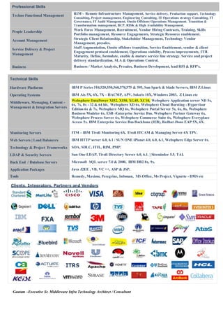 Gautam middleware consultant 2016 | PDF