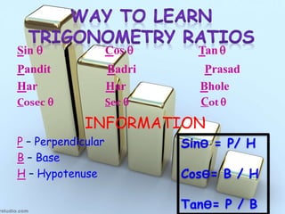 TRIGONOMETRY | PPTX | Physics | Science