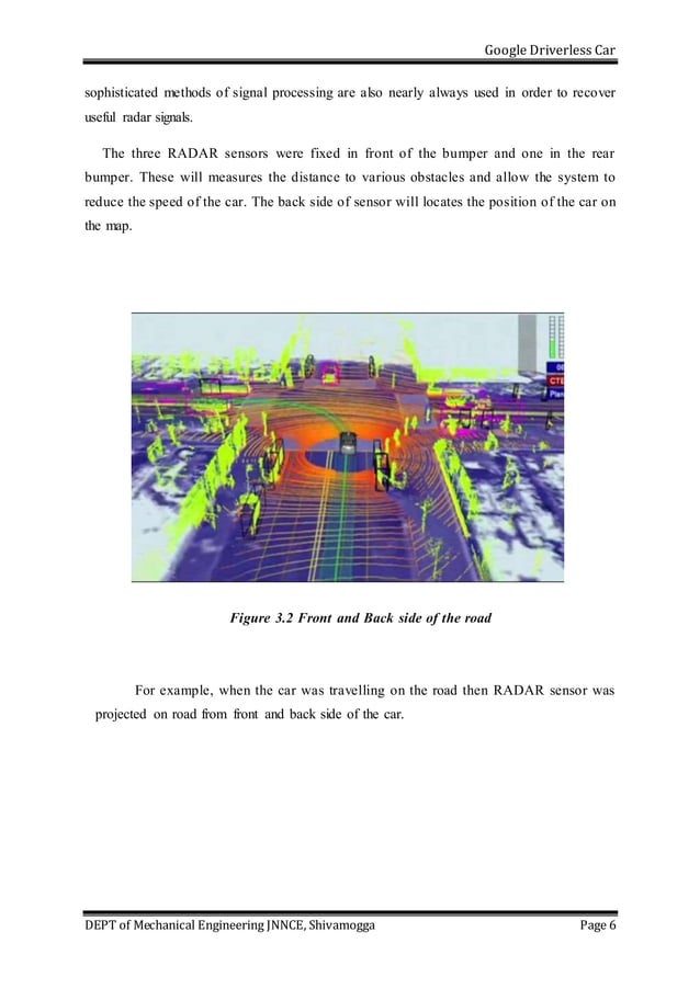 Google driverless car technical seminar report (.docx) | DOCX ...