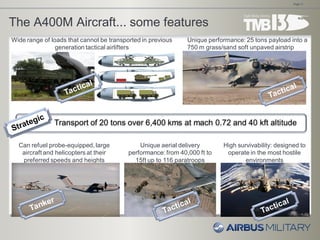 An Update on the A400M, May 2013 | PDF | Air Travel | Travel Type