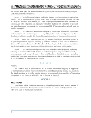 Gavel club kit | PDF
