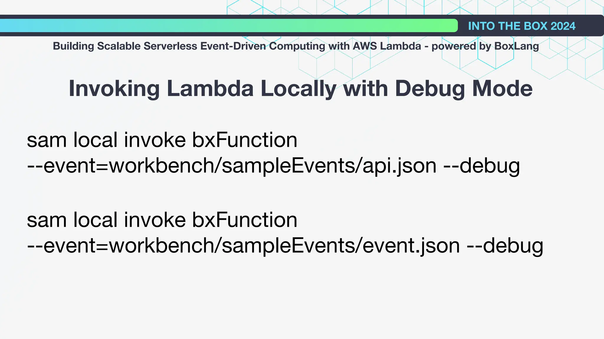Building Scaleable Serverless Event-Driven Computing with AWS Lambda powered by BoxLang | PPT