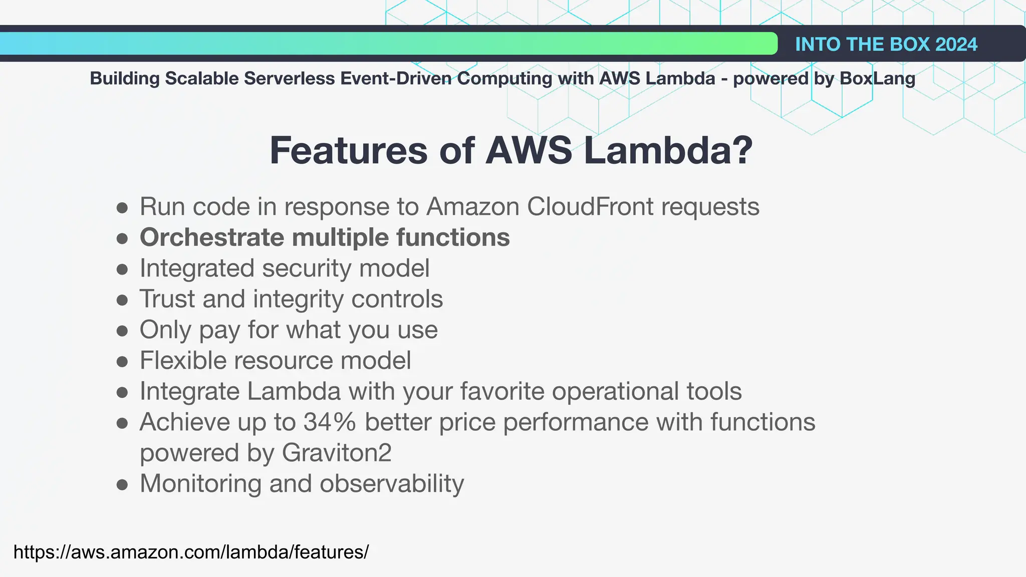Building Scaleable Serverless Event-Driven Computing with AWS Lambda powered by BoxLang | PPT