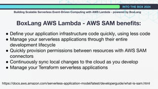 Building Scaleable Serverless Event-Driven Computing with AWS Lambda powered by BoxLang | PPT