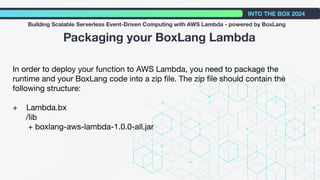 Building Scaleable Serverless Event-Driven Computing with AWS Lambda powered by BoxLang | PPT