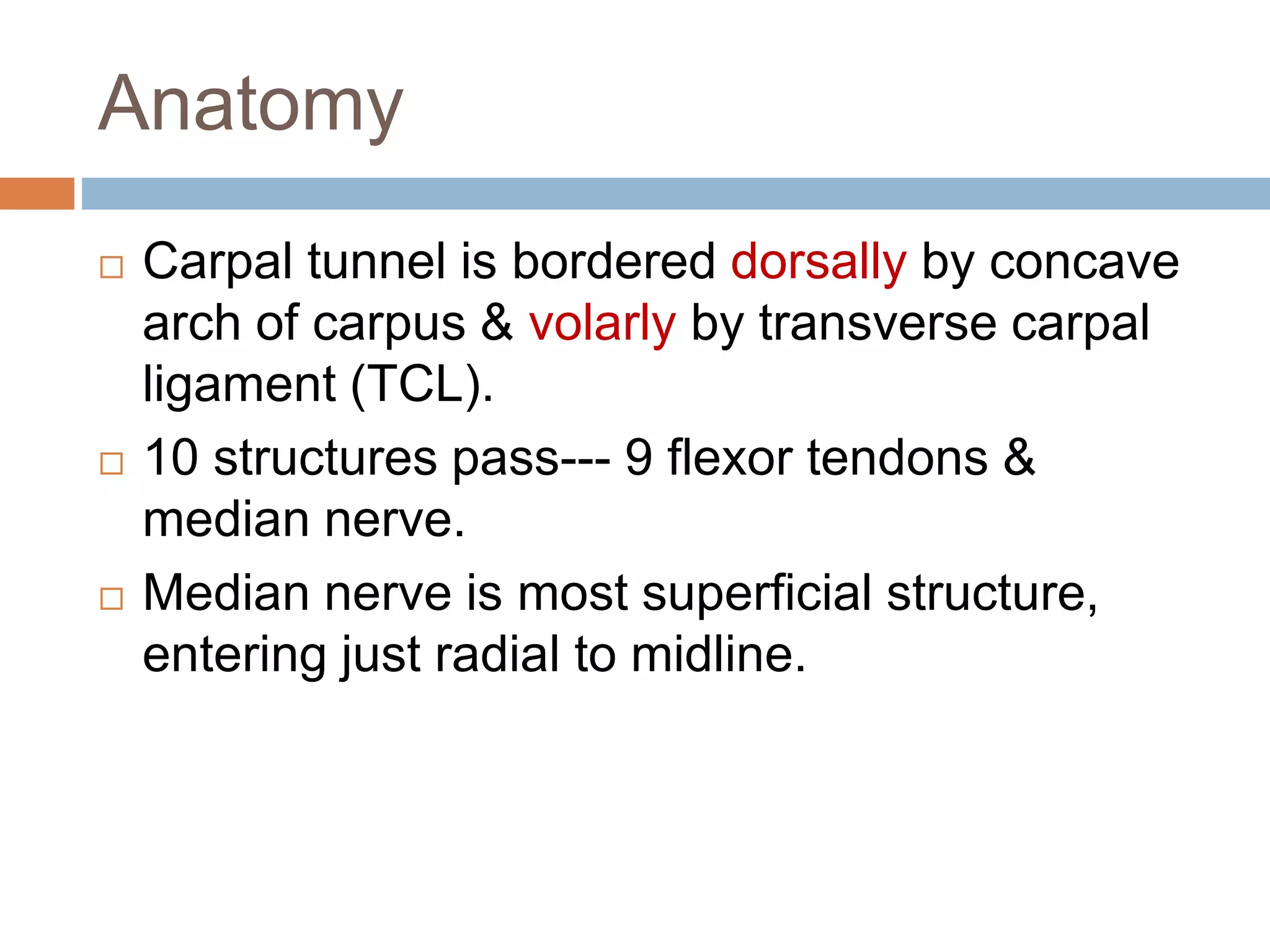 Carpal Tunnel Syndrome | PPTX