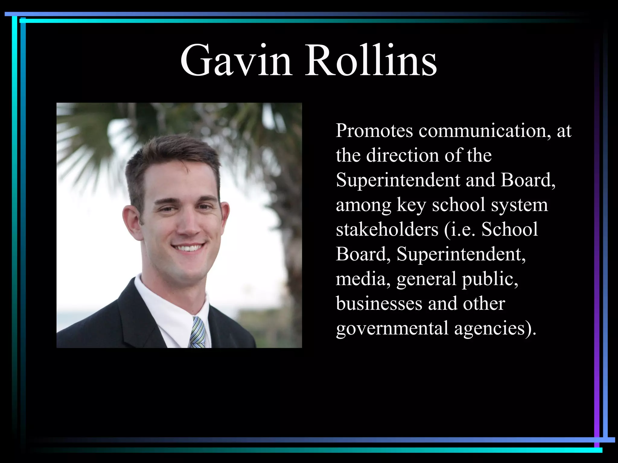 Gavin rollins | PPT