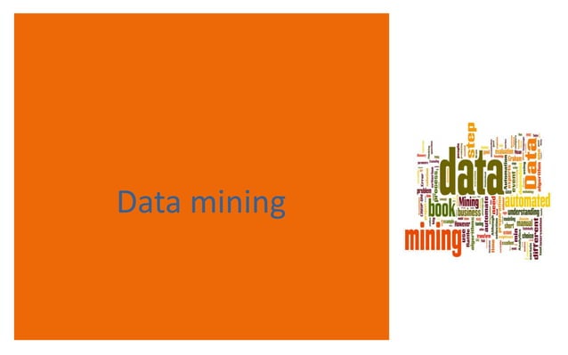 Data mining and data visualisation - Lance Nelson | PPT