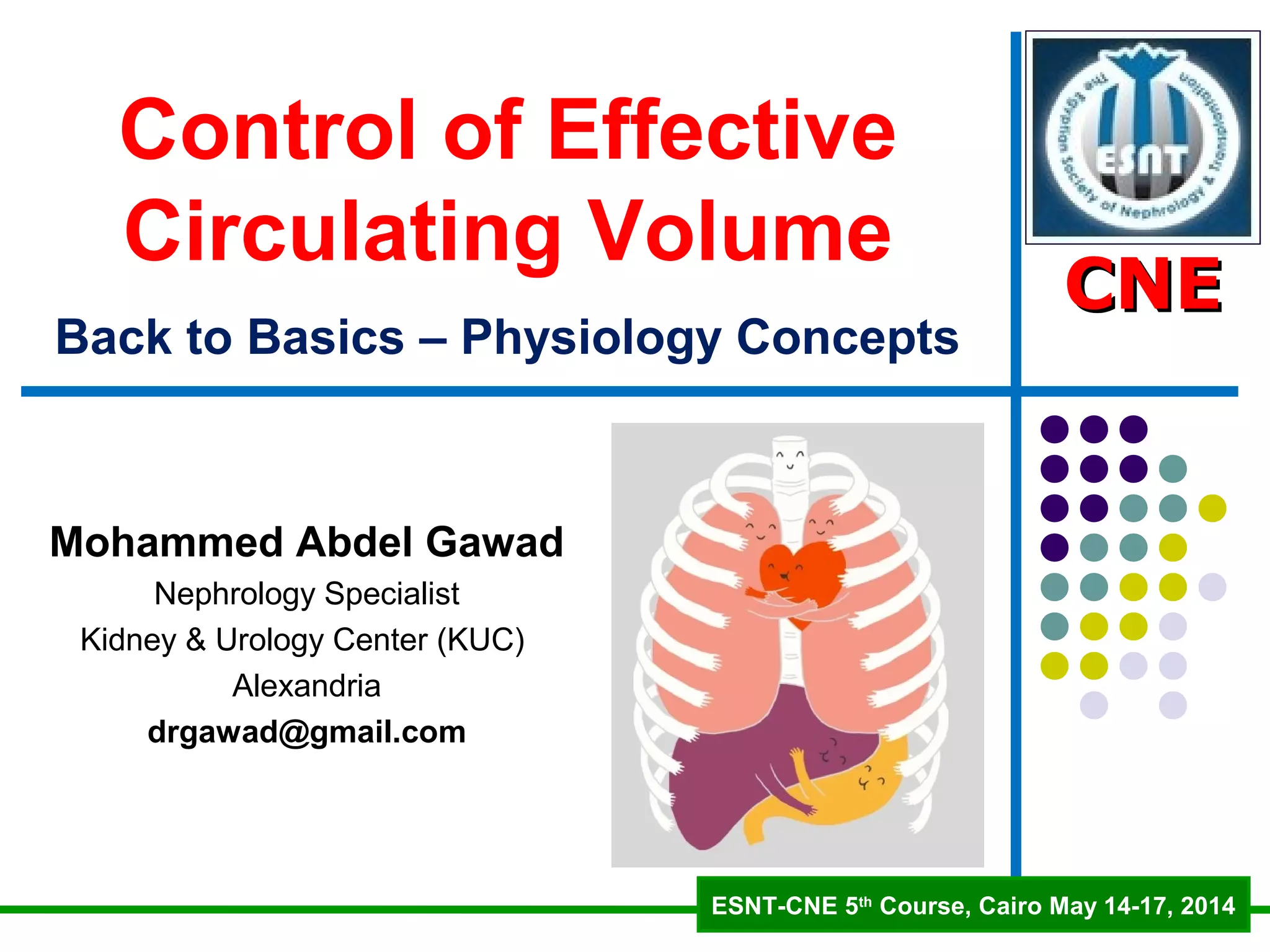 Effective Circulating Volume Control - Dr. Gawad | PPT