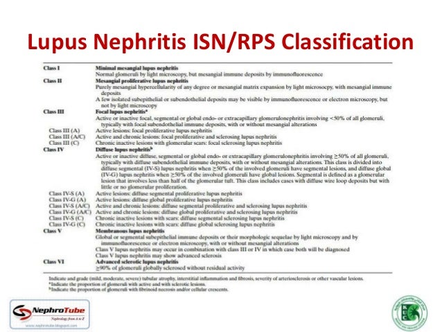 Lupus Nephritis Management (The Soft Evidence)