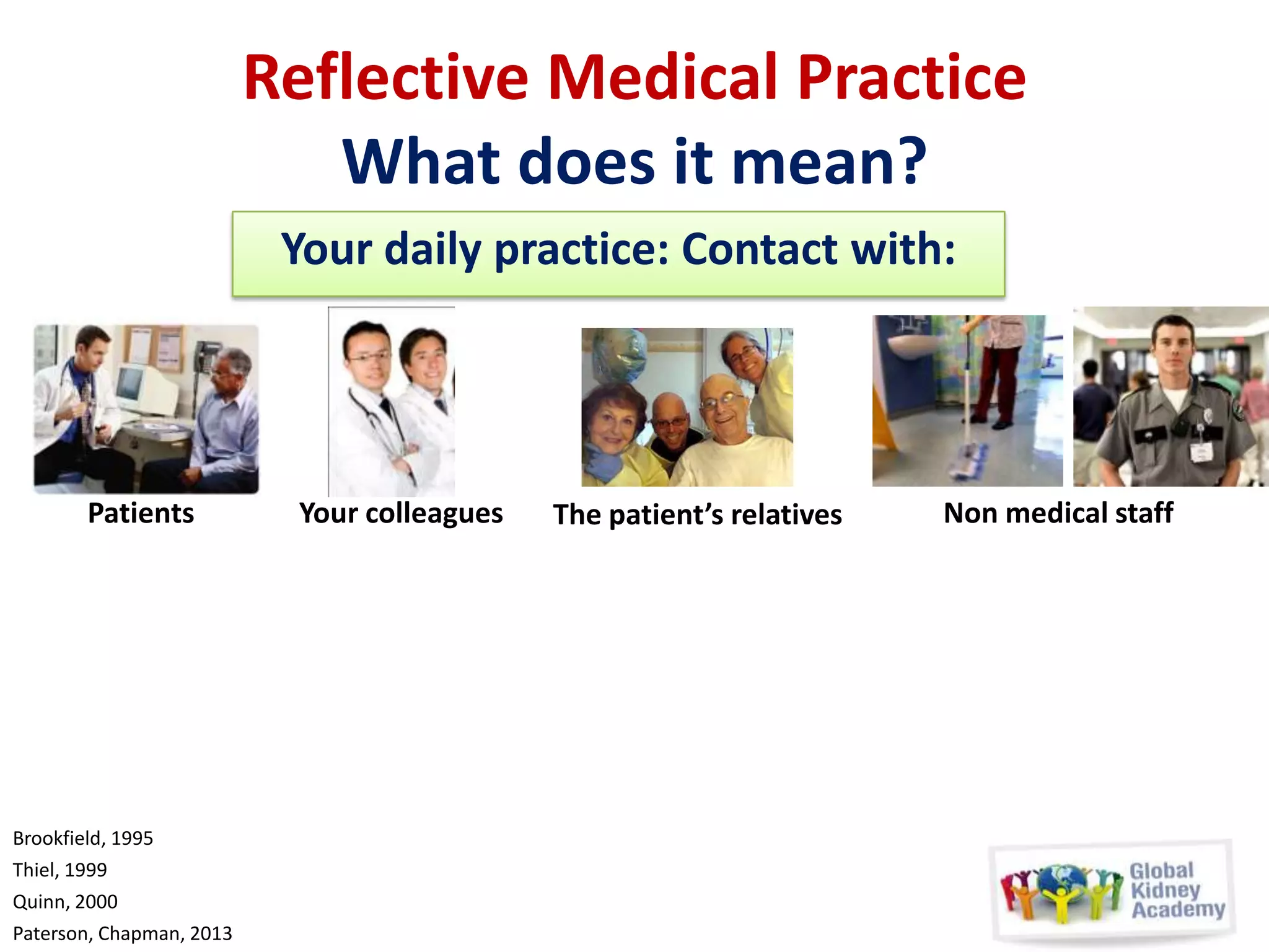 Reflective Medical Practice - Dr. Gawad | PPTX