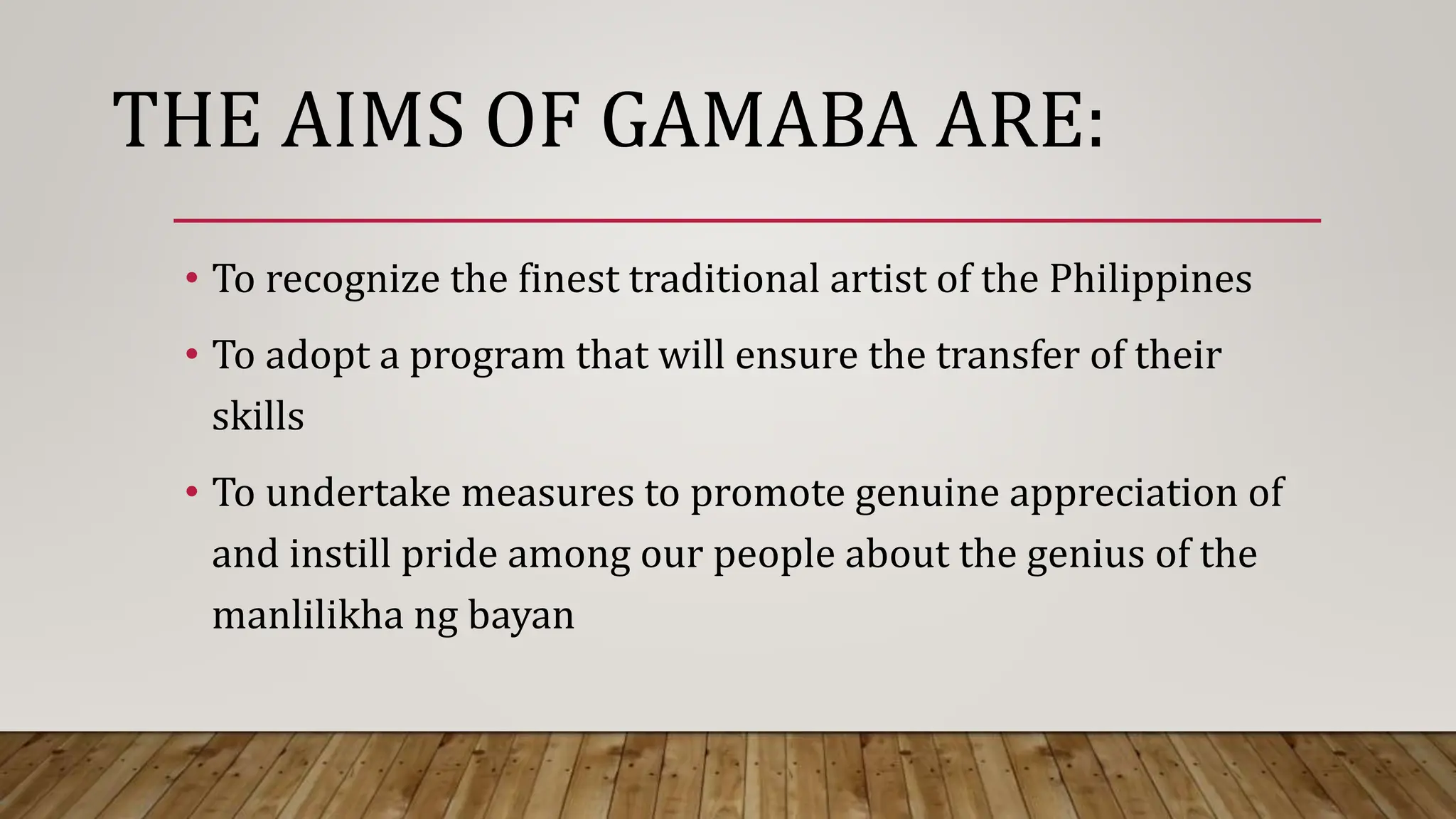 GAWAD SA MANLILIKHA NG BAYAN AWARD (GAMABA (PUN-AN).pptx