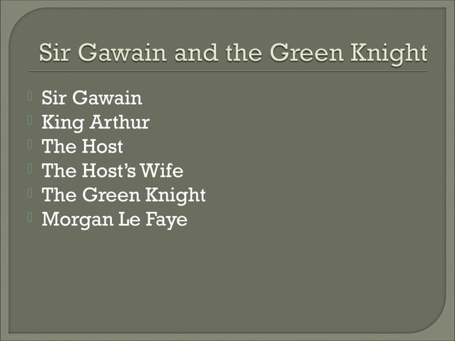 Gawain | PPT