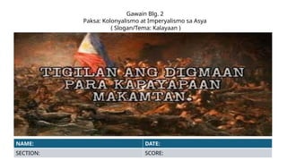 Gawain Blg 1.pptx wijcimiwicmwmcwihiwcnkwj | PPT