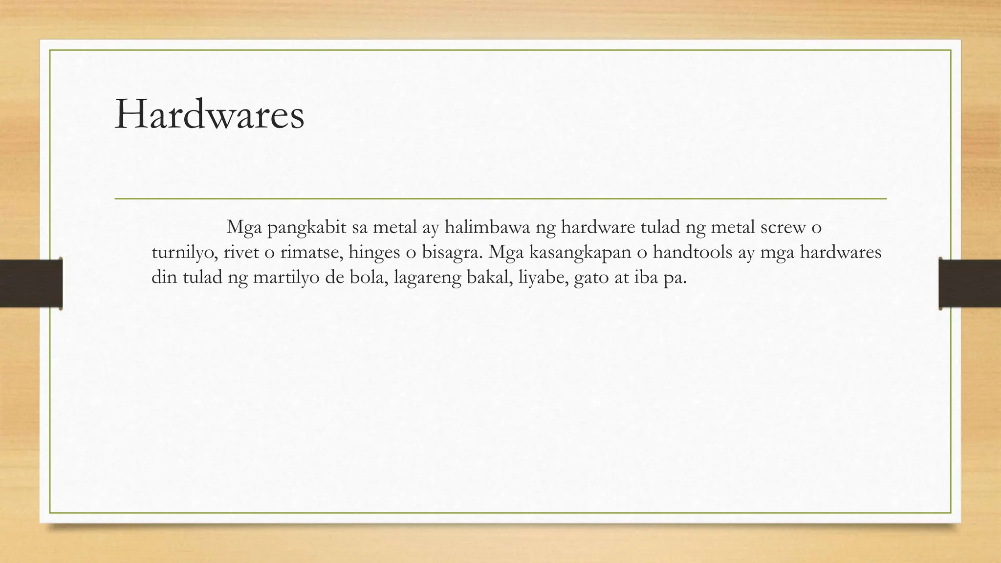 GAWAING METAL (kasaysayan,kasanayan, materyales, kasangkapan .pptx