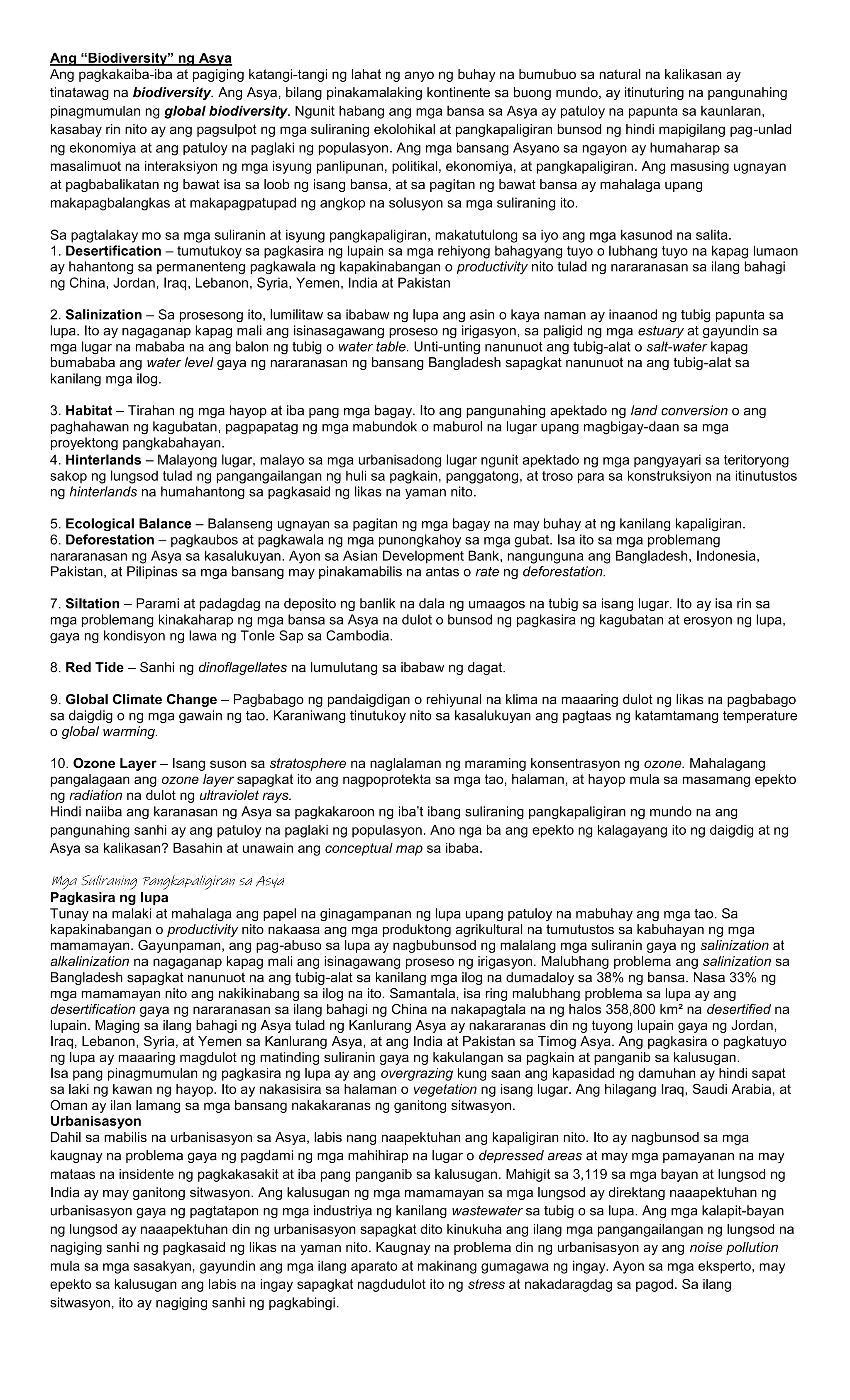 GAWAIN PARA SA BIODIVERSITY AT SULIRANIN SA KAPALIGIRAN.docx